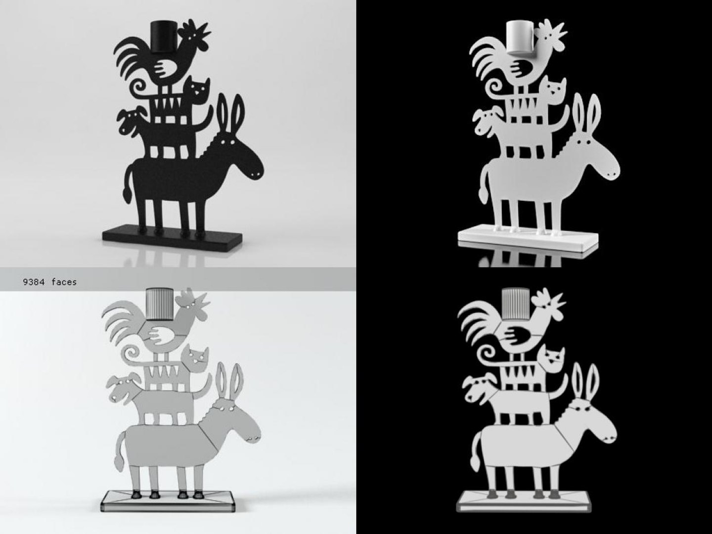 Donkey Pyramid 3D Model - TurboSquid 1175667