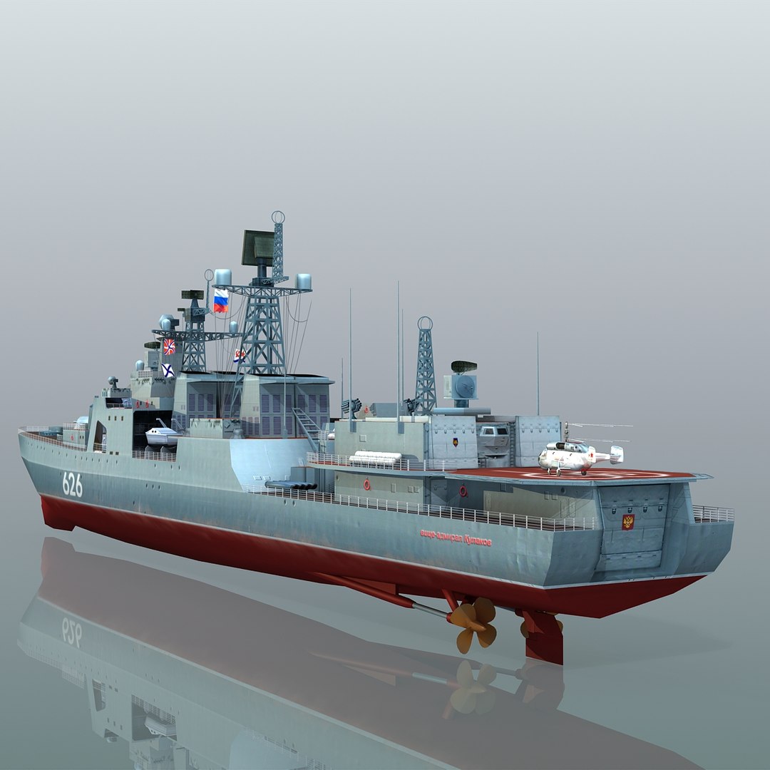 3d Udaloy Ii Class Destroyer