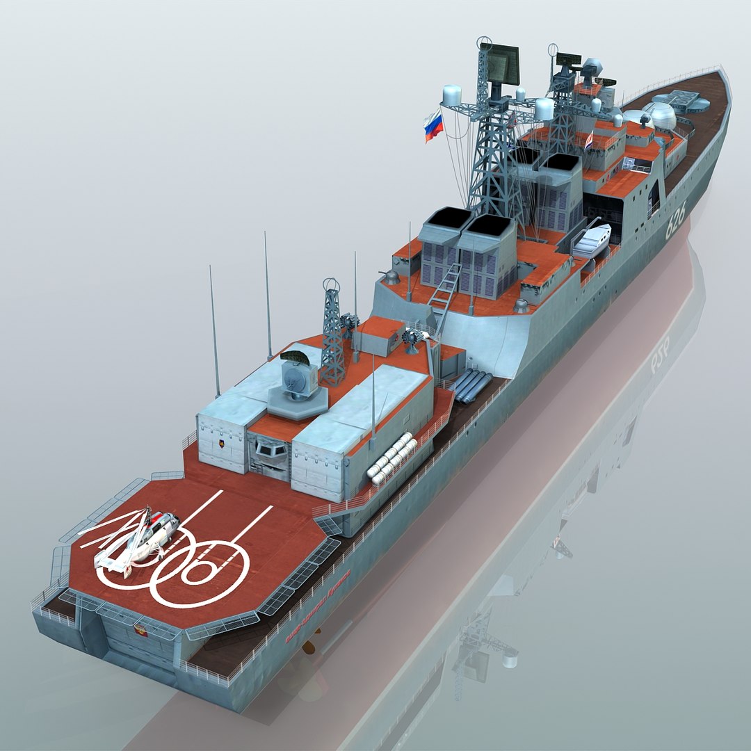 3d Udaloy Ii Class Destroyer