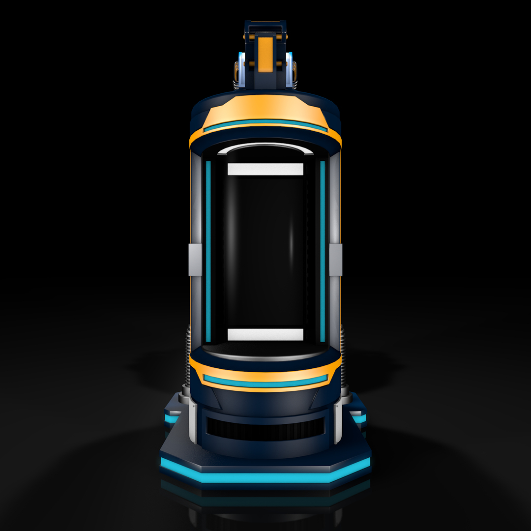 Sci fi liquid container 3D model - TurboSquid 1484605