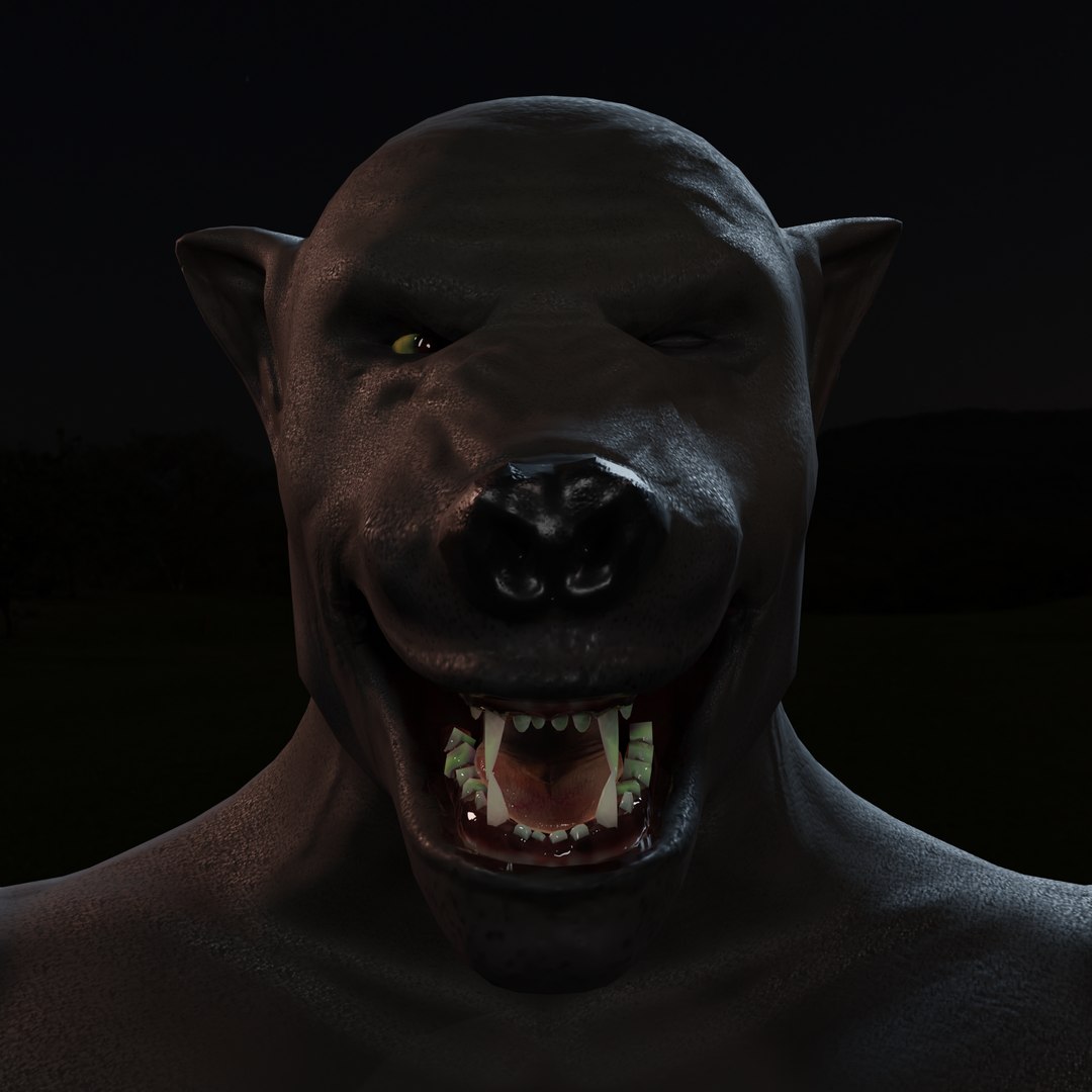Werewolf Fully Rigged 3D Model - TurboSquid 1977386