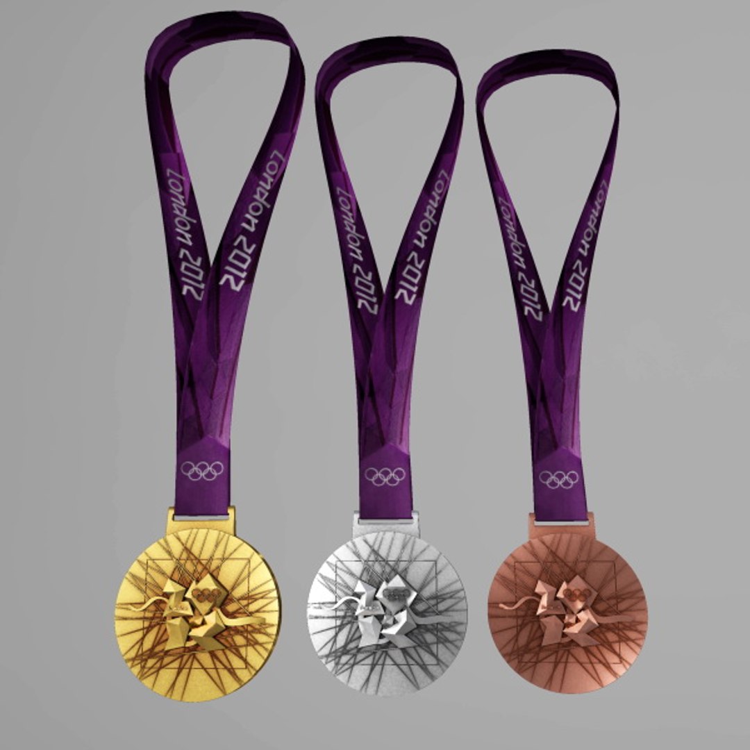 3d Model London 2012 Olympics Medals