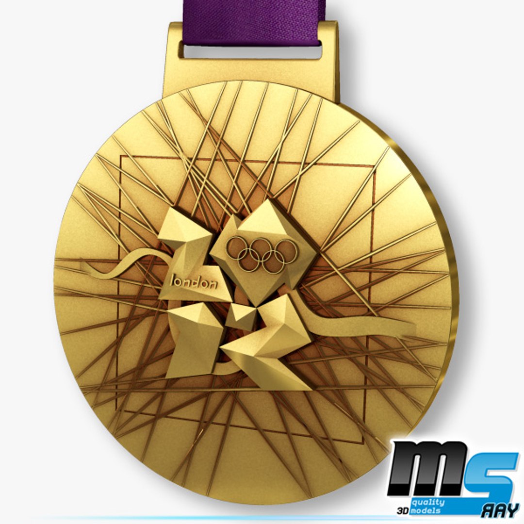 3d Model London 2012 Olympics Medals