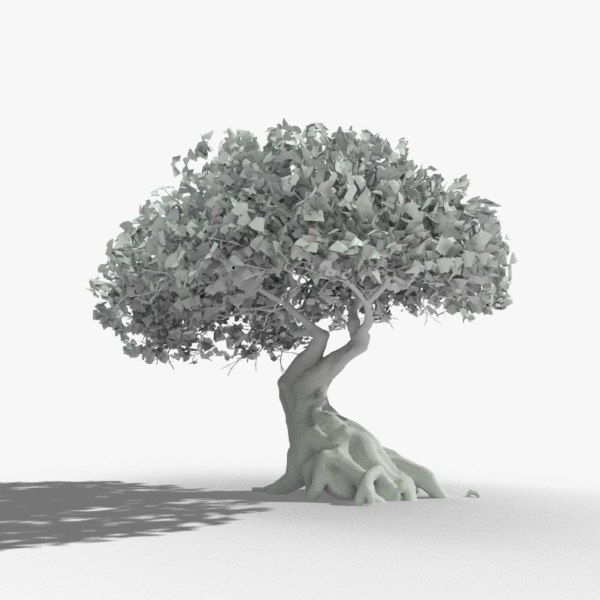 3d model tree trunk
