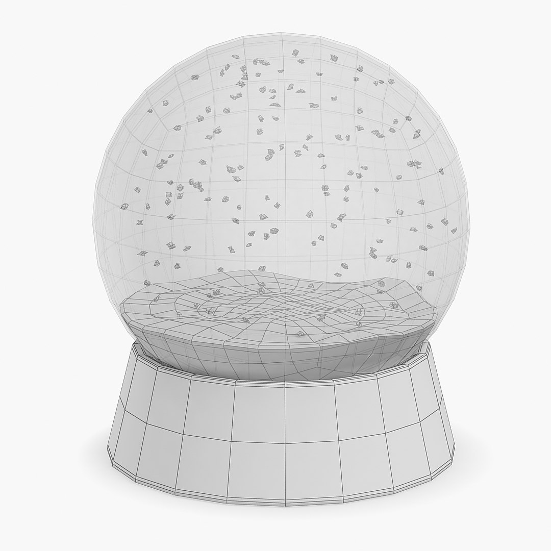 Snow globe 3D model - TurboSquid 1466763
