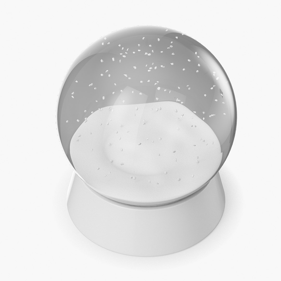 Snow globe 3D model - TurboSquid 1466763