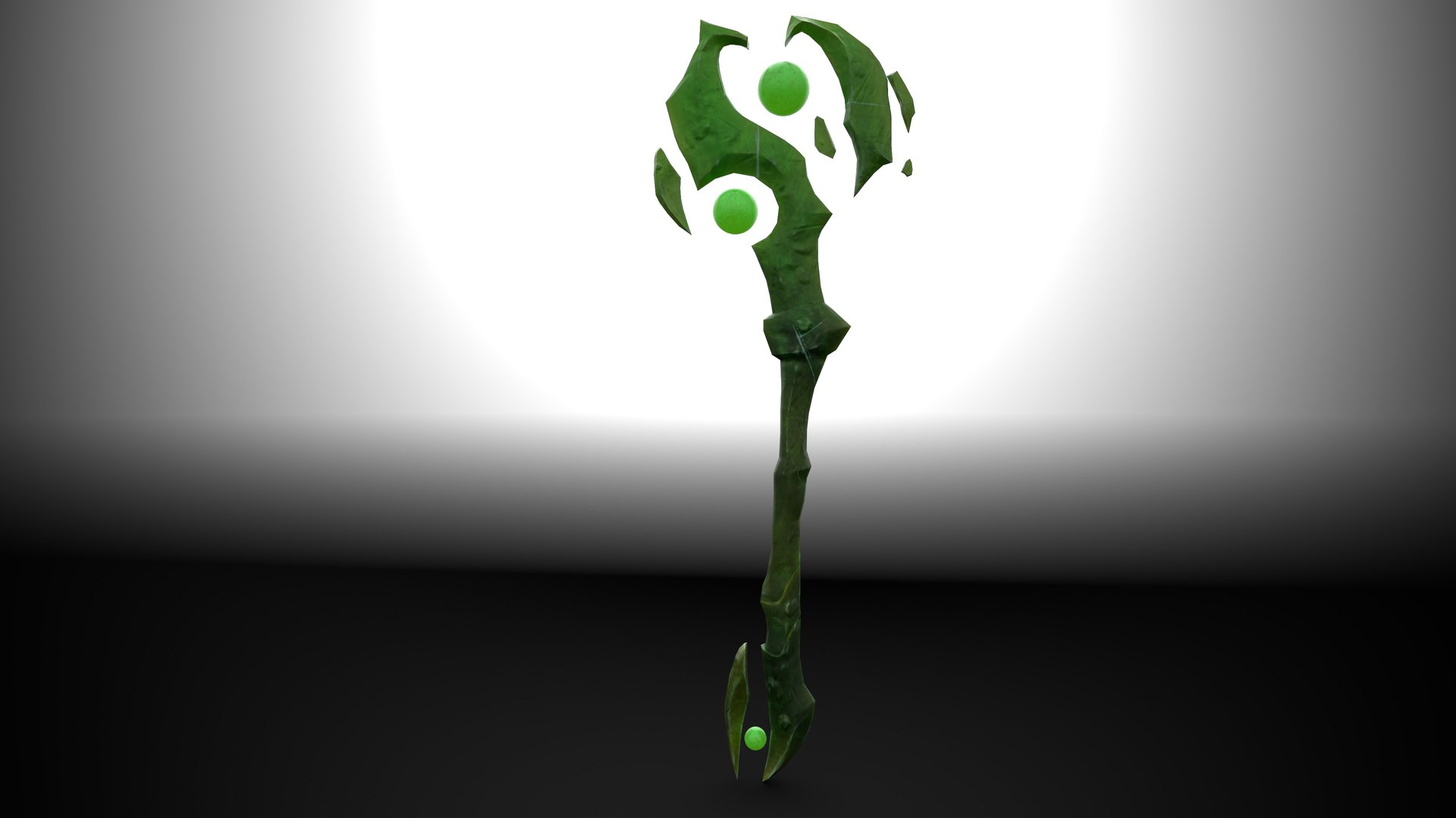 Magic Crystal Orb Staff Weapon In 6 Color Schemes 3D Model - TurboSquid ...