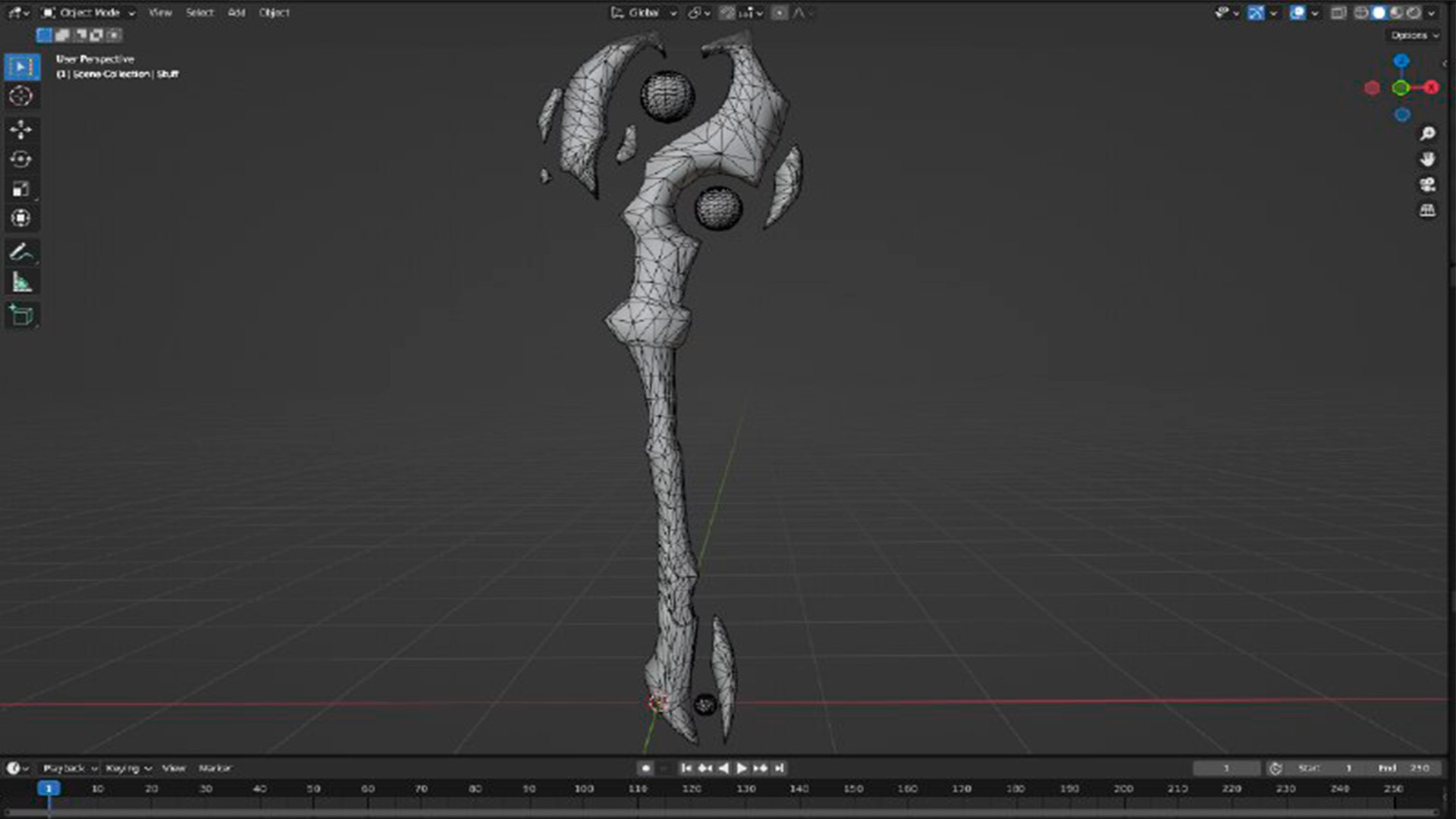 Magic Crystal Orb Staff Weapon In 6 Color Schemes 3D Model - TurboSquid ...