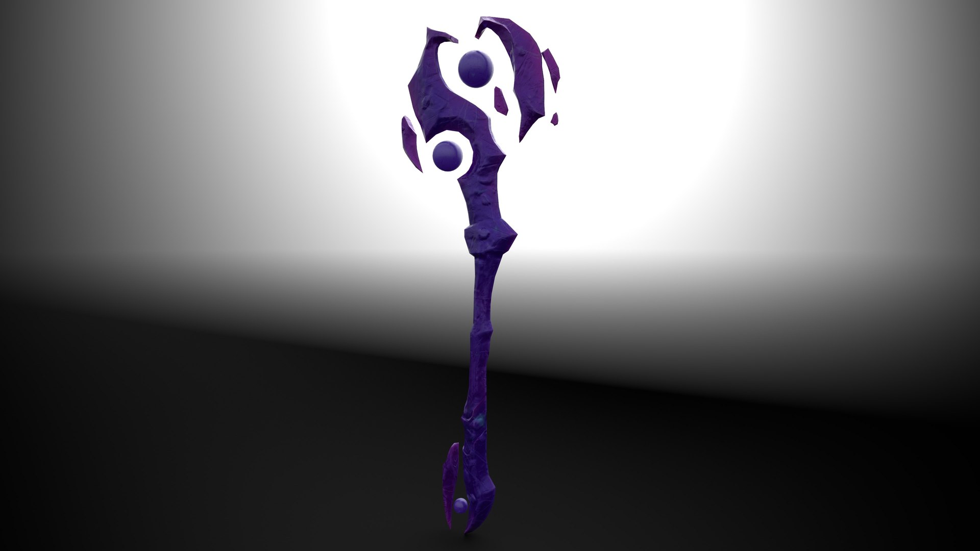 Magic Crystal Orb Staff Weapon In 6 Color Schemes 3D Model - TurboSquid ...