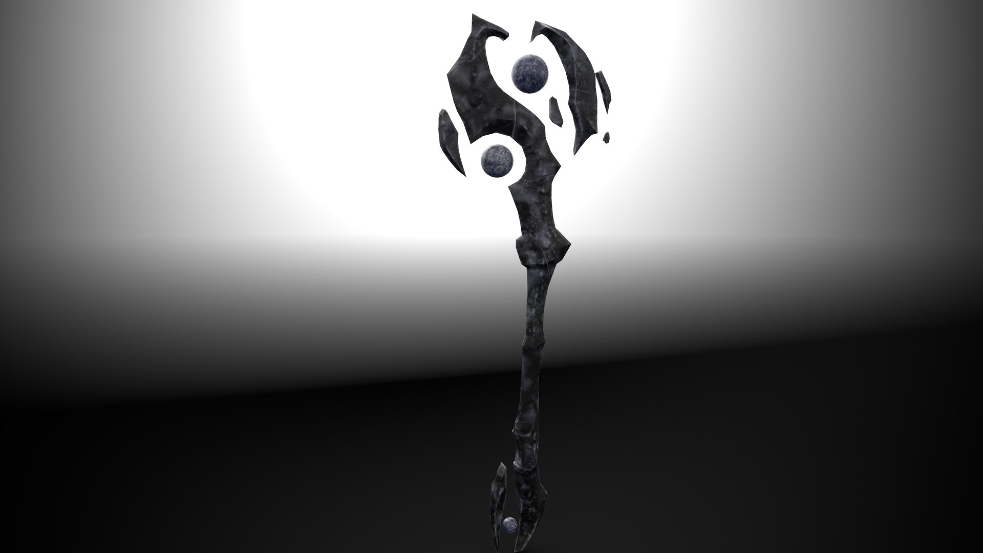 Magic Crystal Orb Staff Weapon In 6 Color Schemes 3D Model - TurboSquid ...