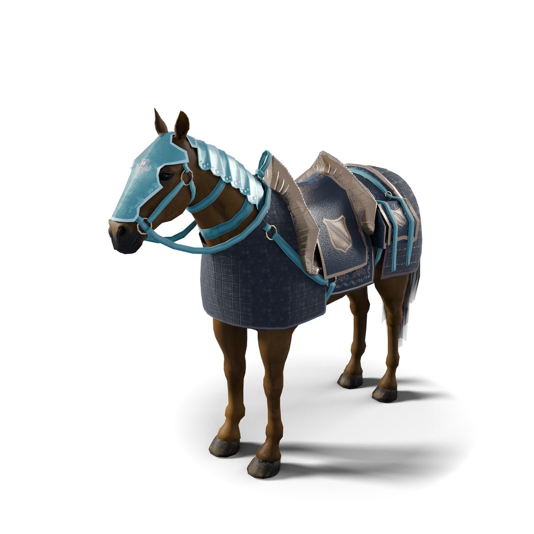 Armored Horse Rigged 3d Model 3D Model - TurboSquid 2415452