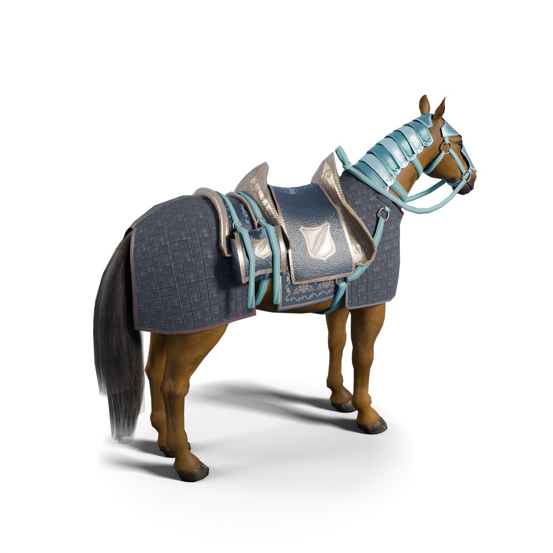 Armored Horse Rigged 3d Model 3D Model - TurboSquid 2415452
