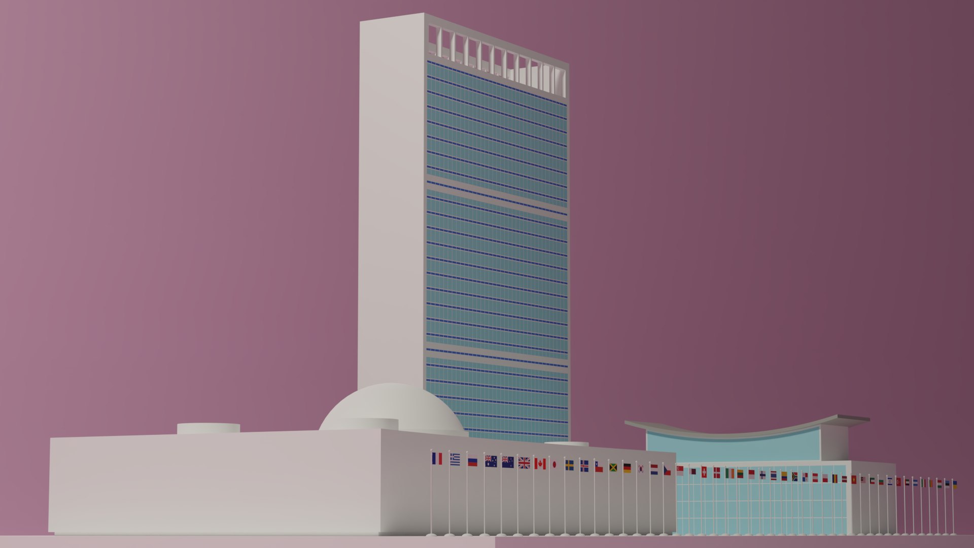 3D Model United Nation Headquarter - TurboSquid 1680911