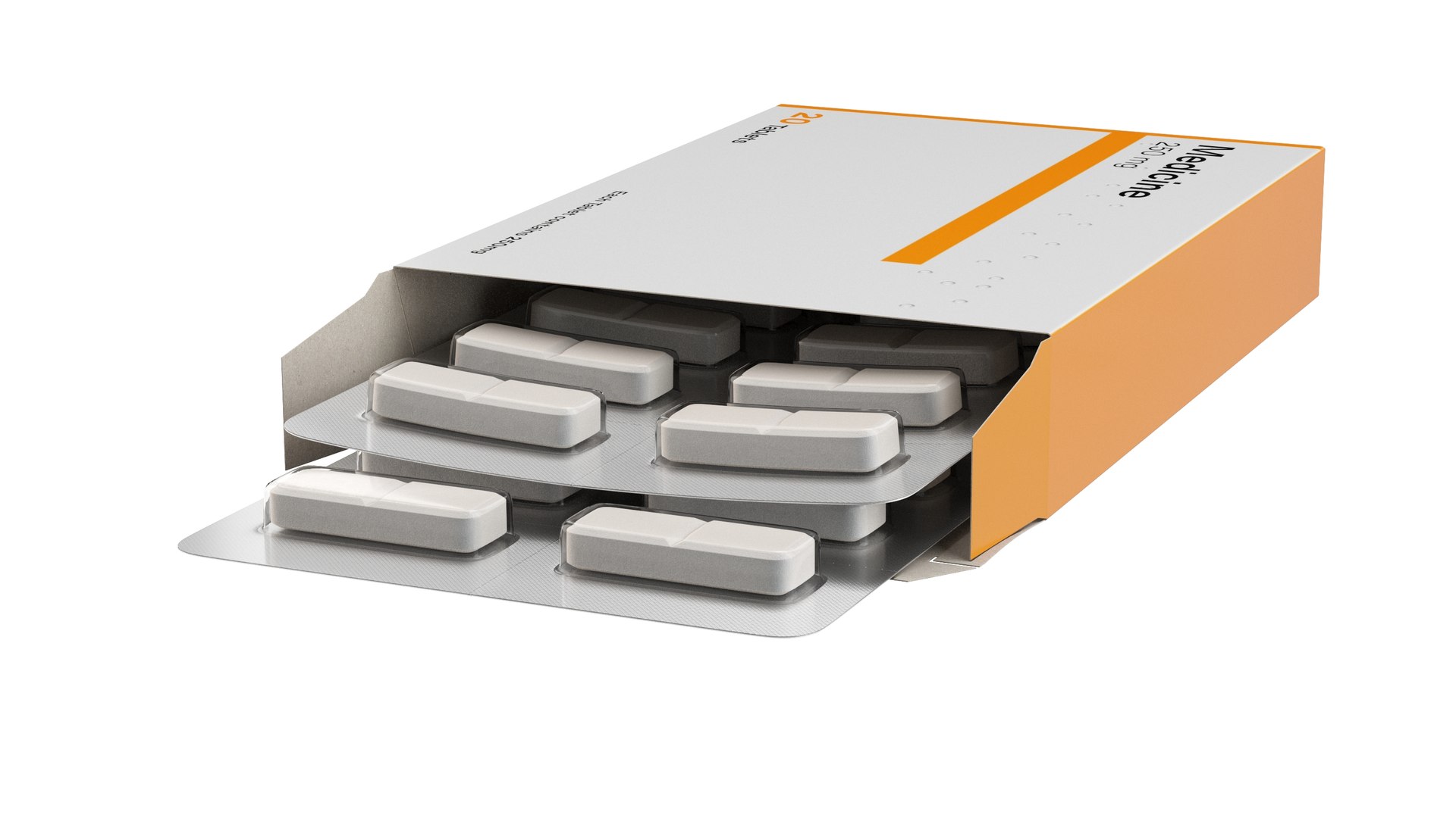Packaged Medicine 3D - TurboSquid 2154101