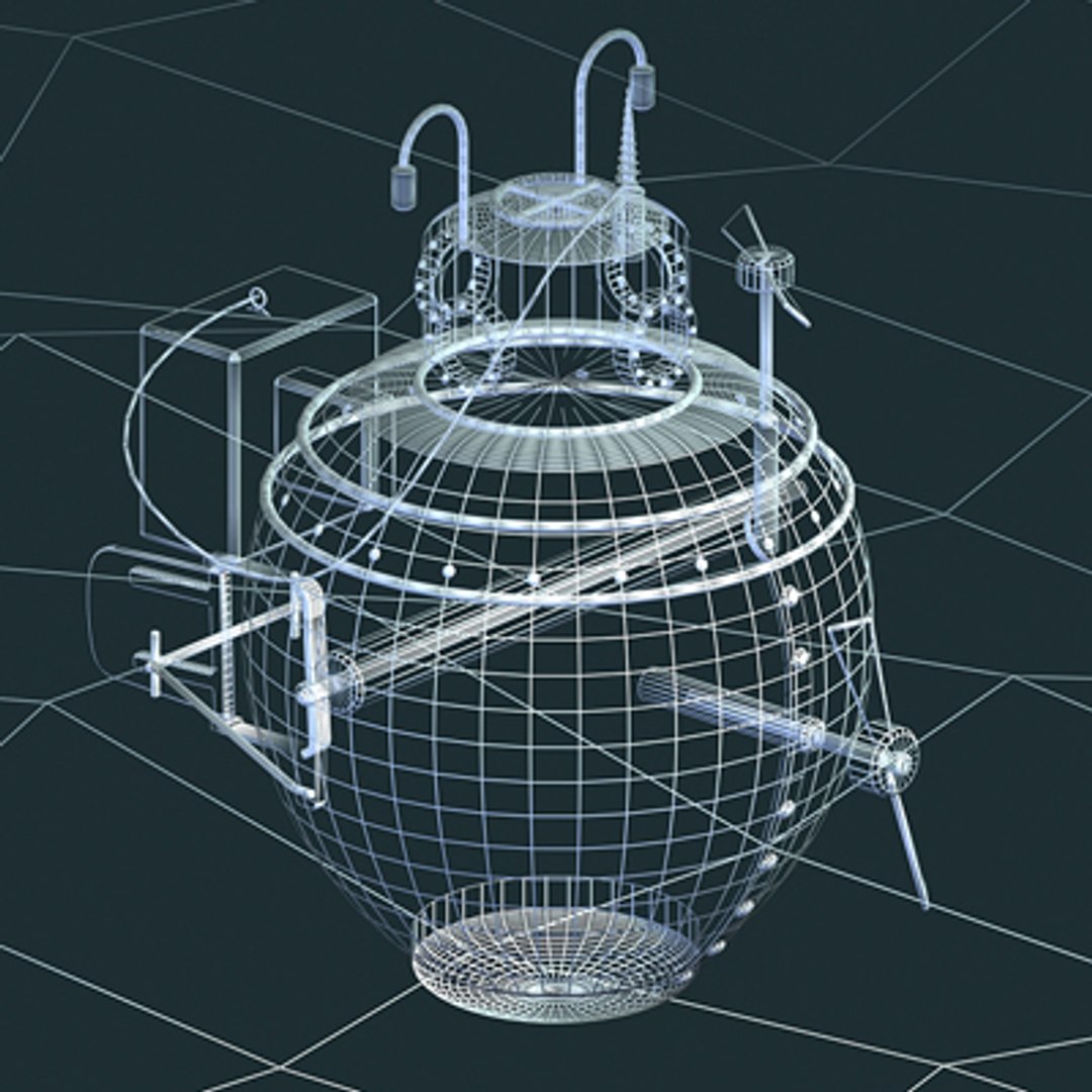 Turtle Submarine 1775 3d Model