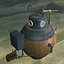 Turtle Submarine 1775 3d Model