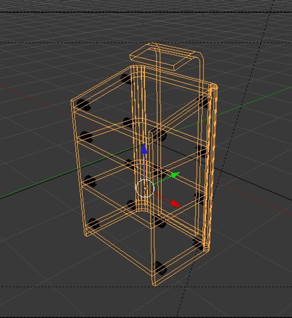 3d blender stand model