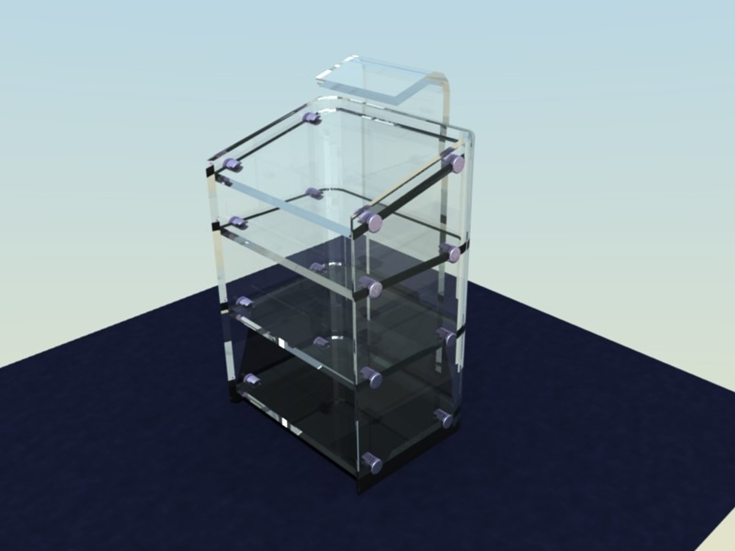 3d blender stand model