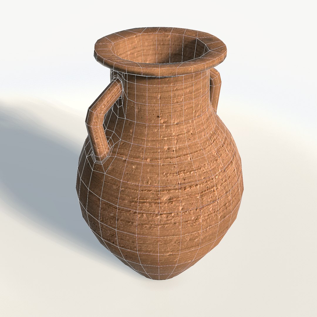 3d Realistic Vase Model