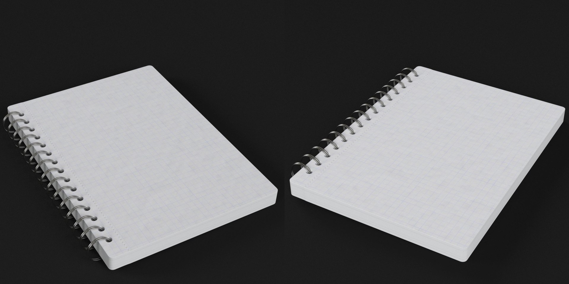 3D Spiral Notebook - TurboSquid 1351640