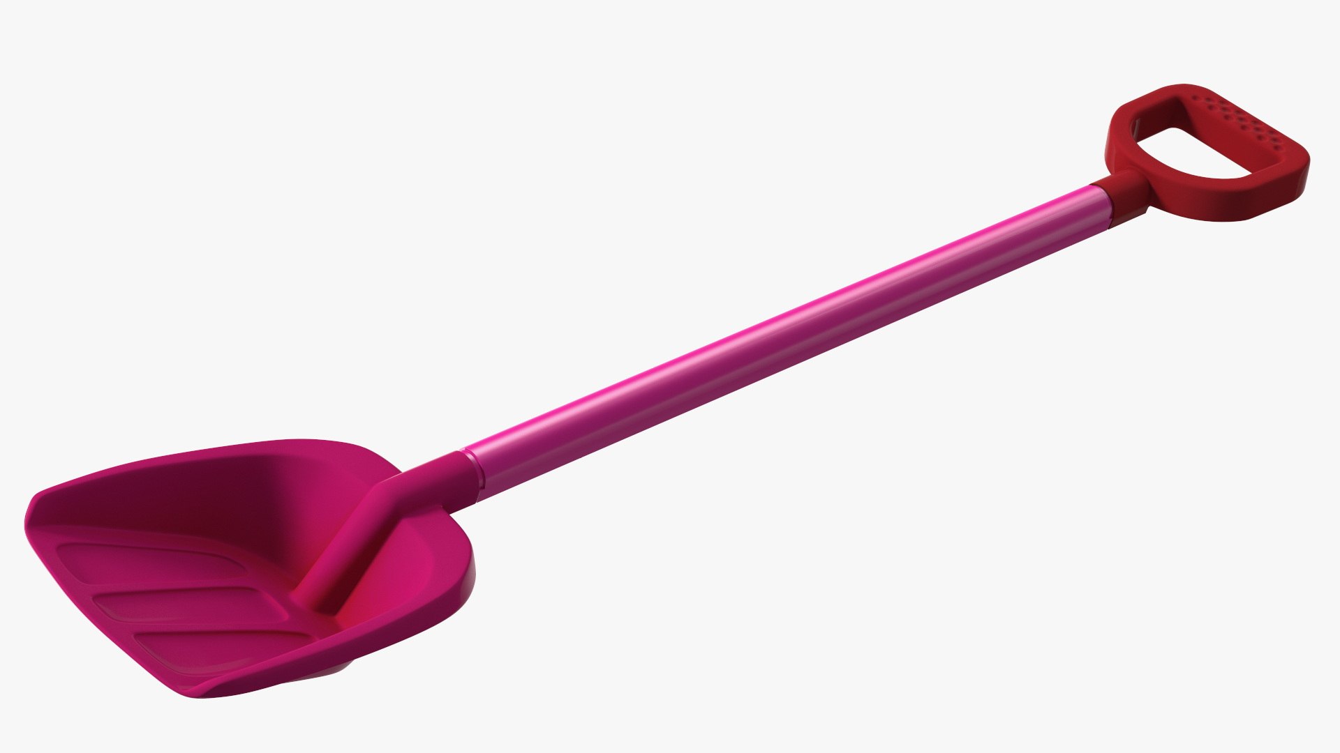 3D Plastic Beach Spade Pink - TurboSquid 2068496