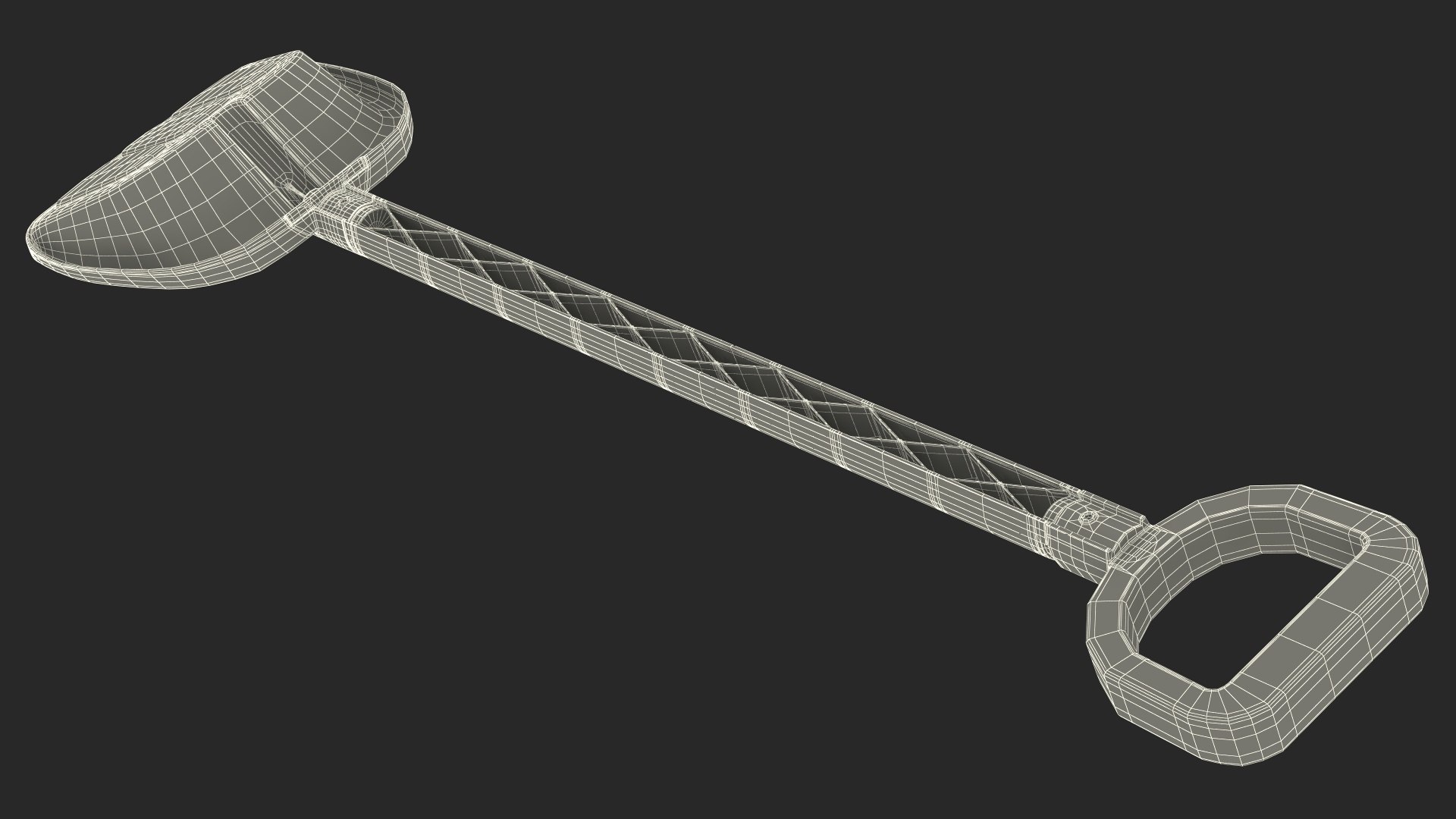 3D Plastic Beach Spade Pink - TurboSquid 2068496