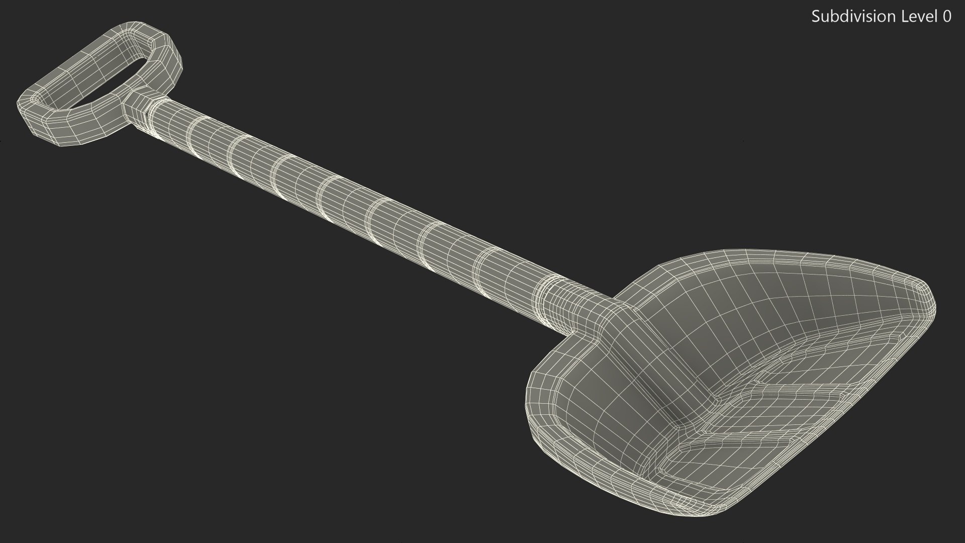 3D Plastic Beach Spade Pink - TurboSquid 2068496