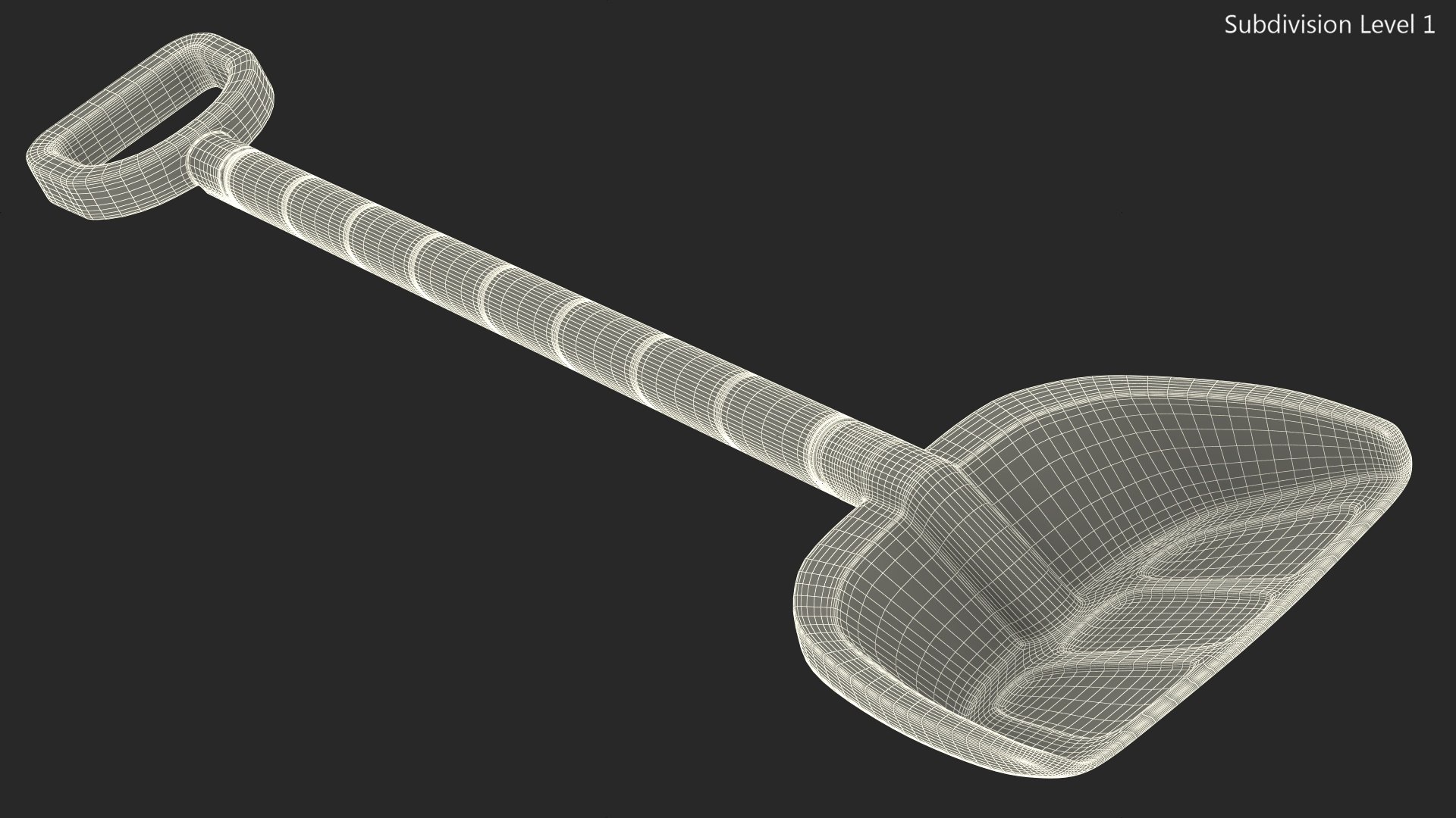 3D Plastic Beach Spade Pink - TurboSquid 2068496