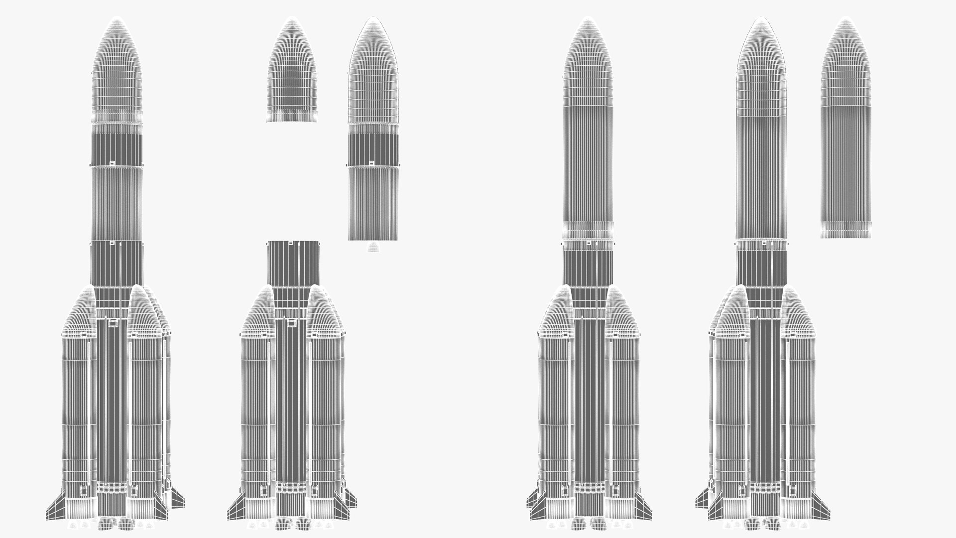 Long March 5 3D Model - TurboSquid 1686720