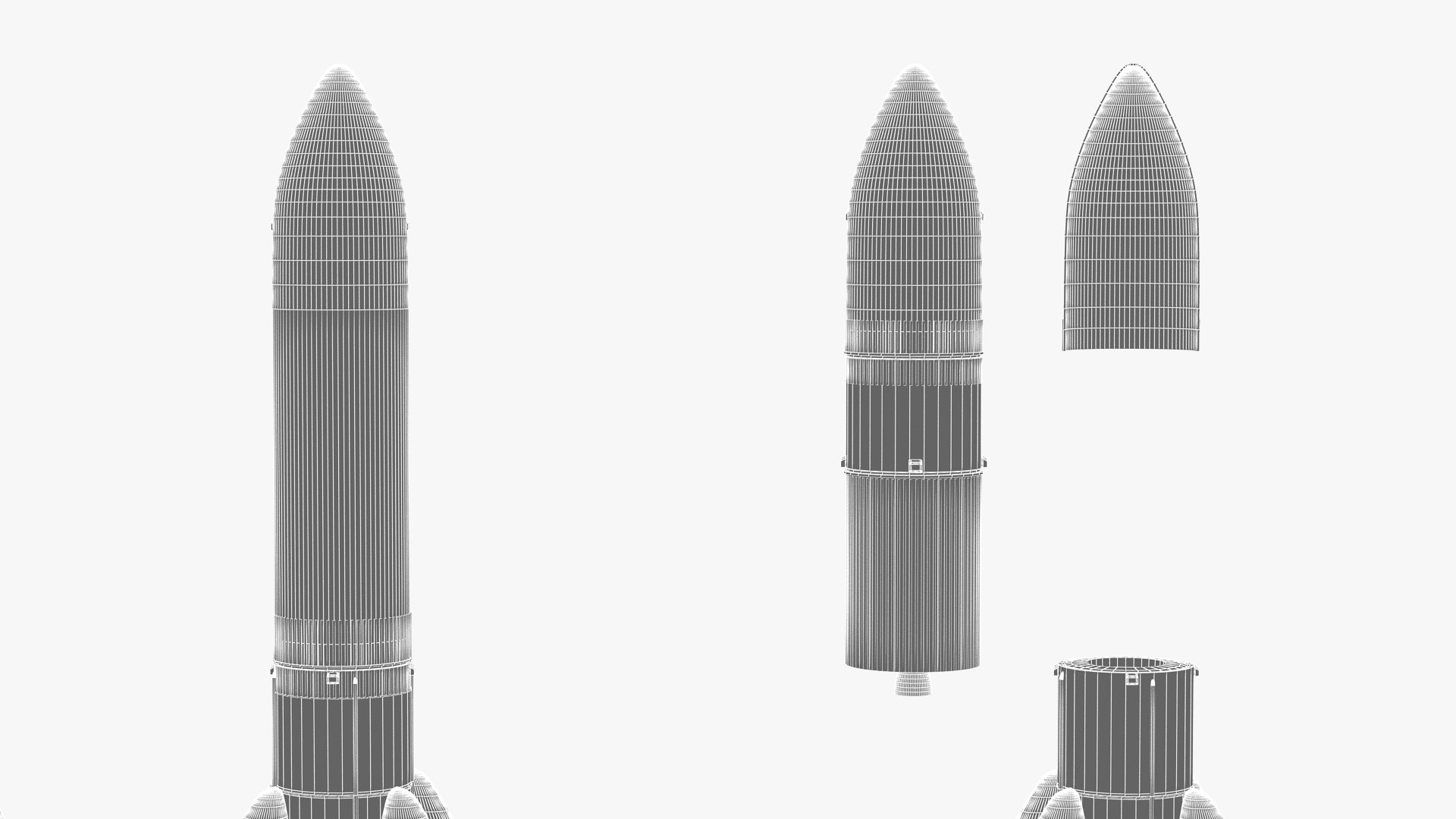 Long March 5 3D Model - TurboSquid 1686720