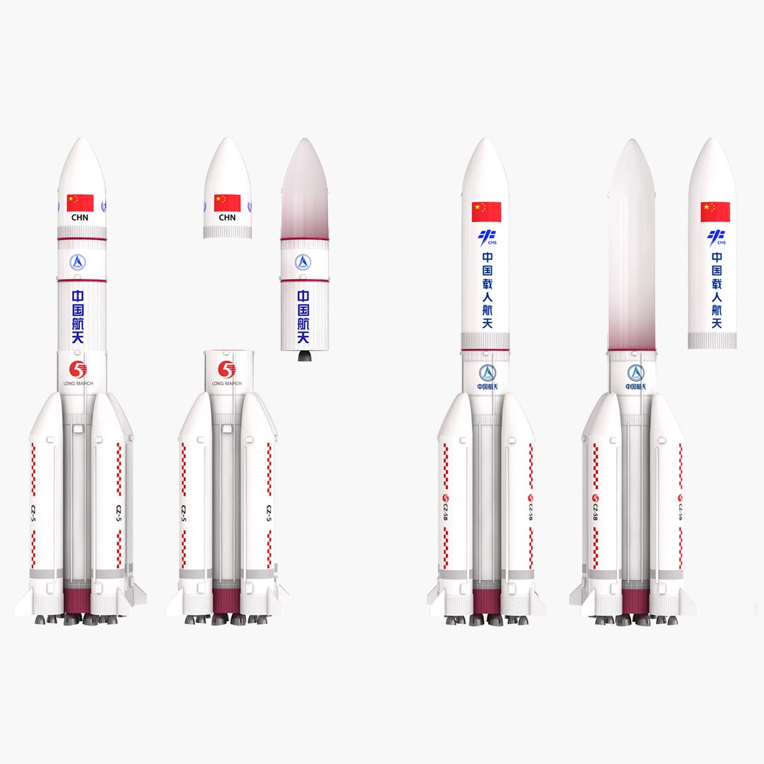 Long March 5 3D Model - TurboSquid 1686720