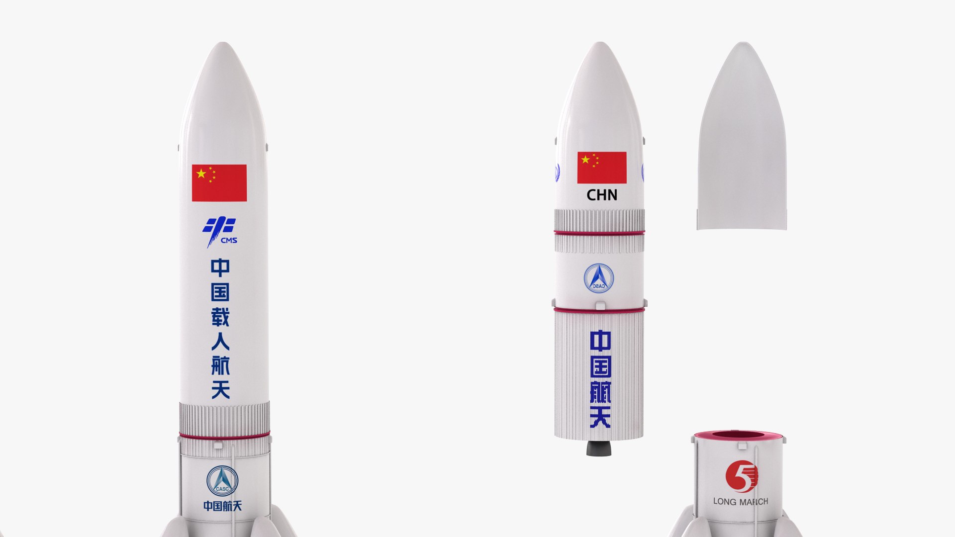 Long March 5 3D Model - TurboSquid 1686720