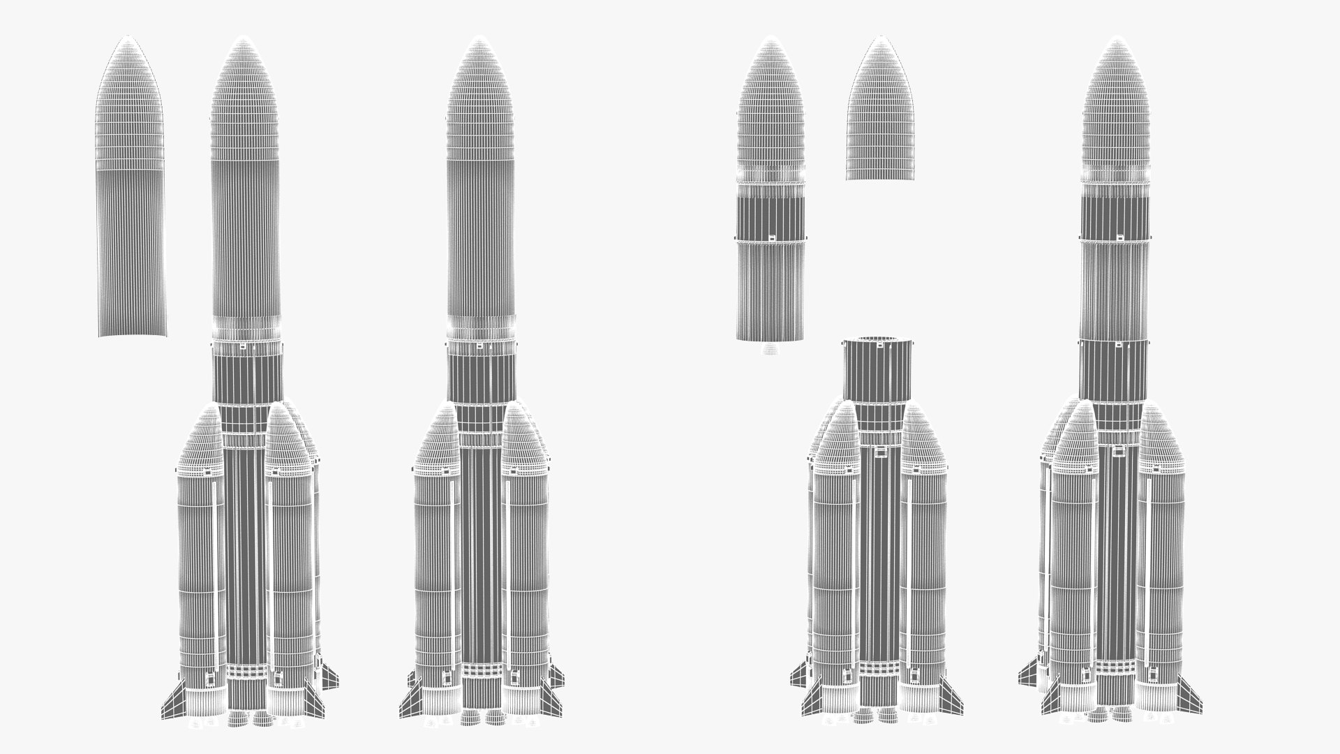 Long March 5 3D Model - TurboSquid 1686720