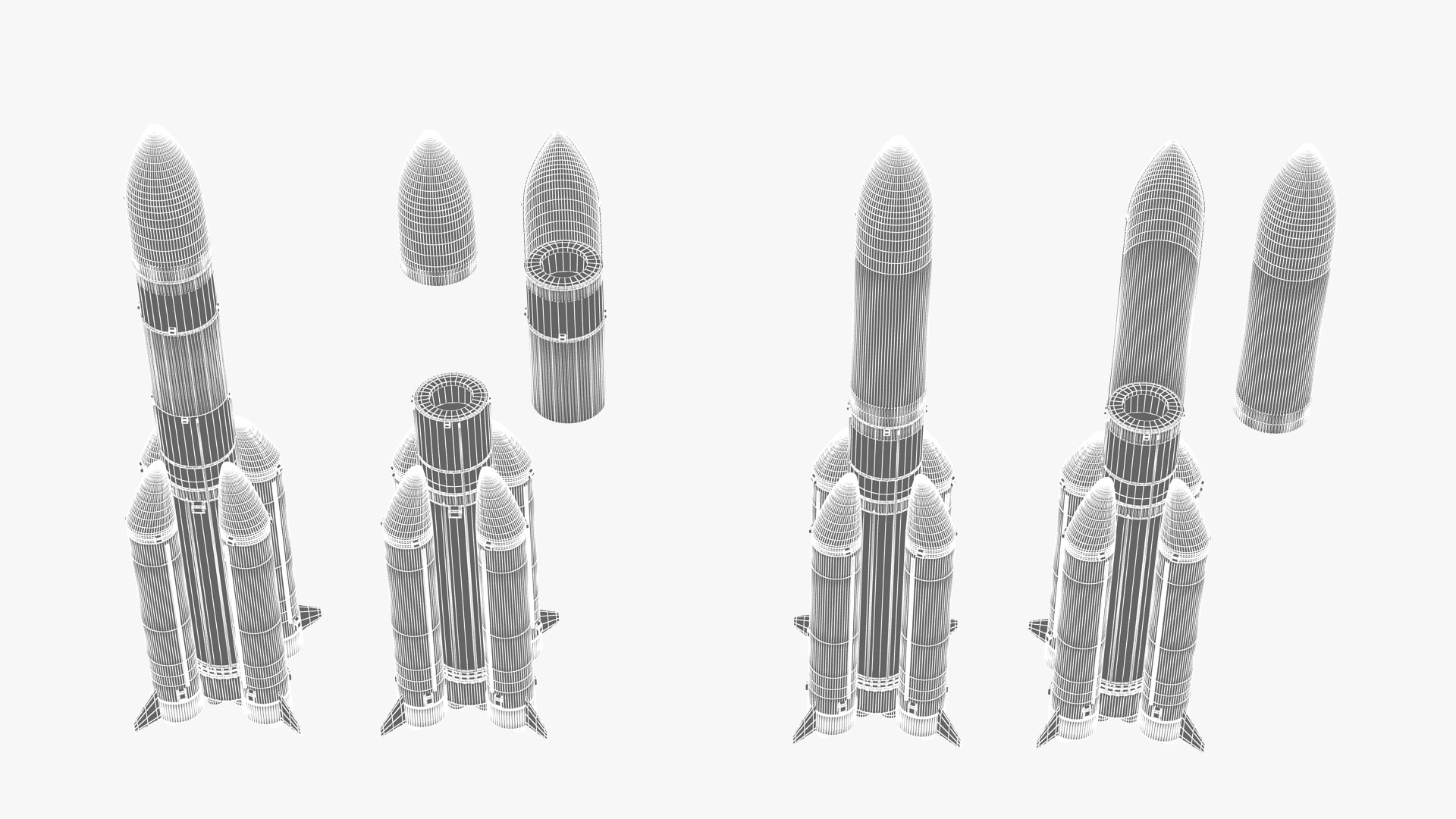 Long March 5 3D Model - TurboSquid 1686720