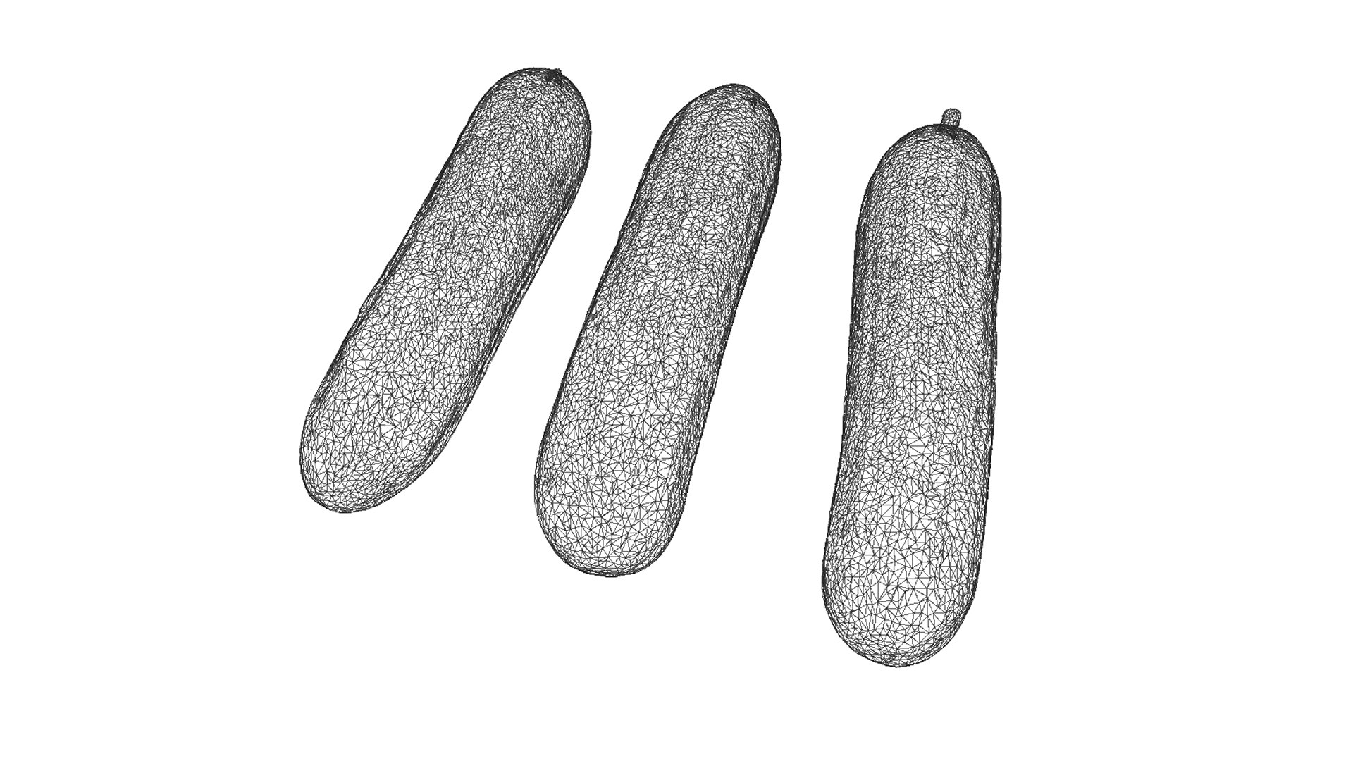 3D Scanned Cucumber - TurboSquid 1963157