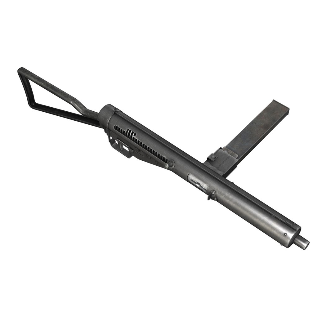 3d sten mk iii gun model