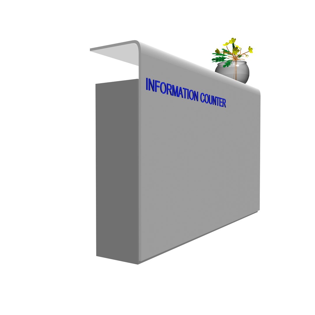 Free Counter 3d Model