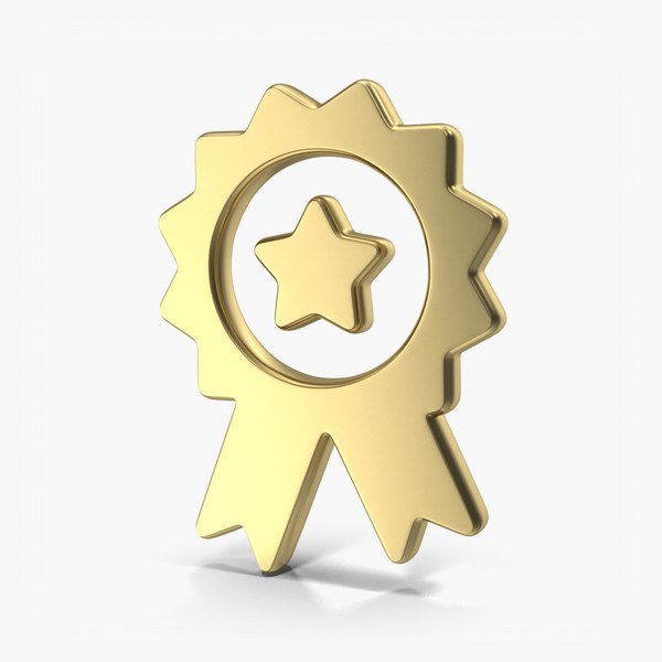 modelo 3d Award Badge Symbol - TurboSquid 2065651