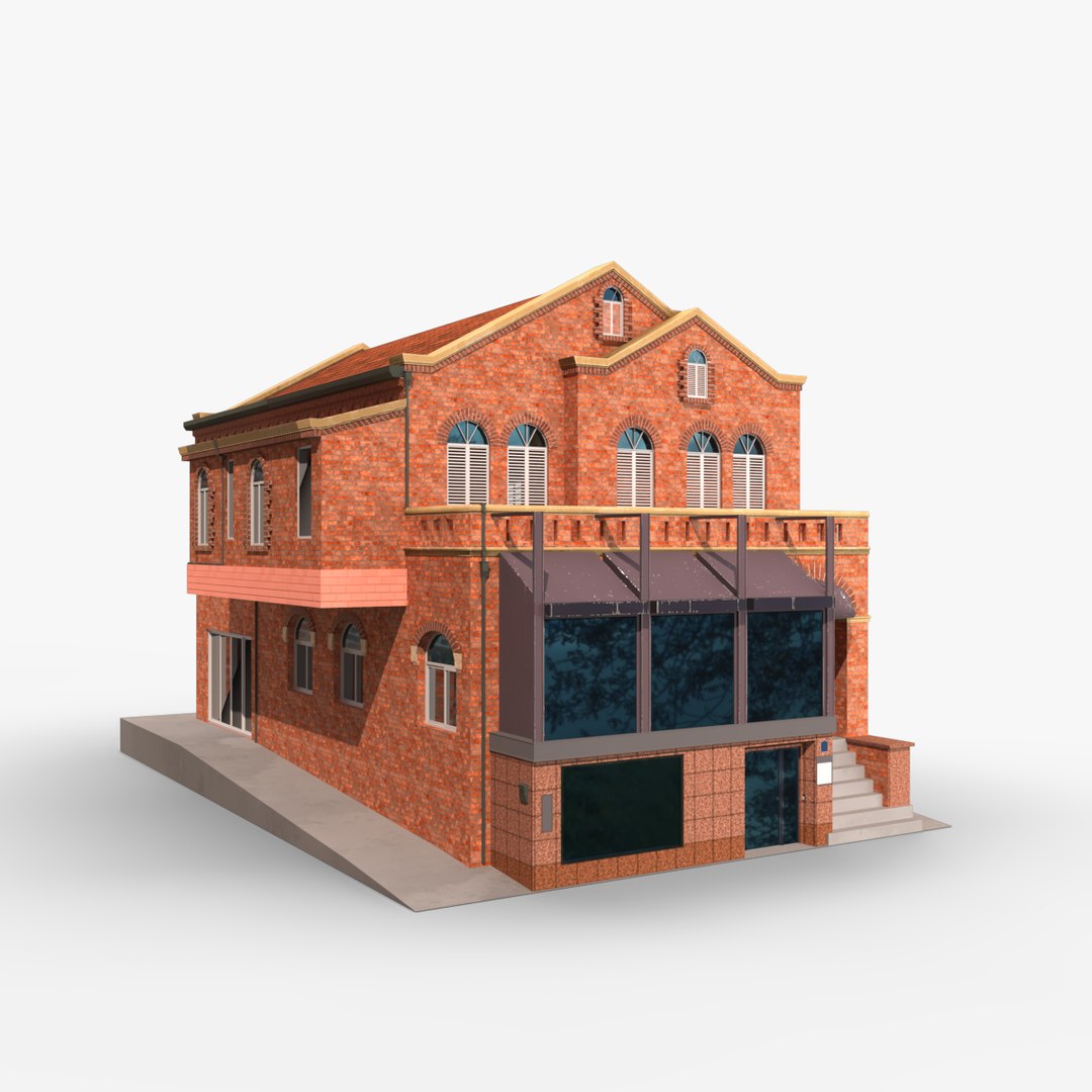 LowPoly Building In Korea 21 3D - TurboSquid 2238294
