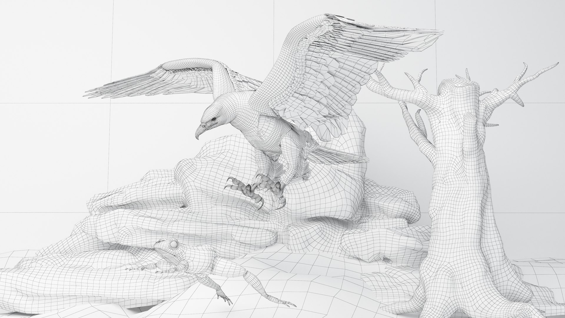 3D Eagle Attack 2 - TurboSquid 1837854