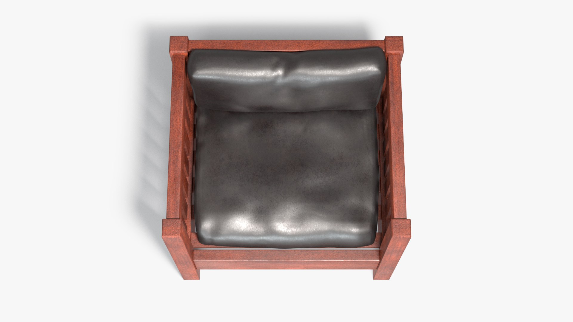 Slatted Cube Chair 3D - TurboSquid 1716227