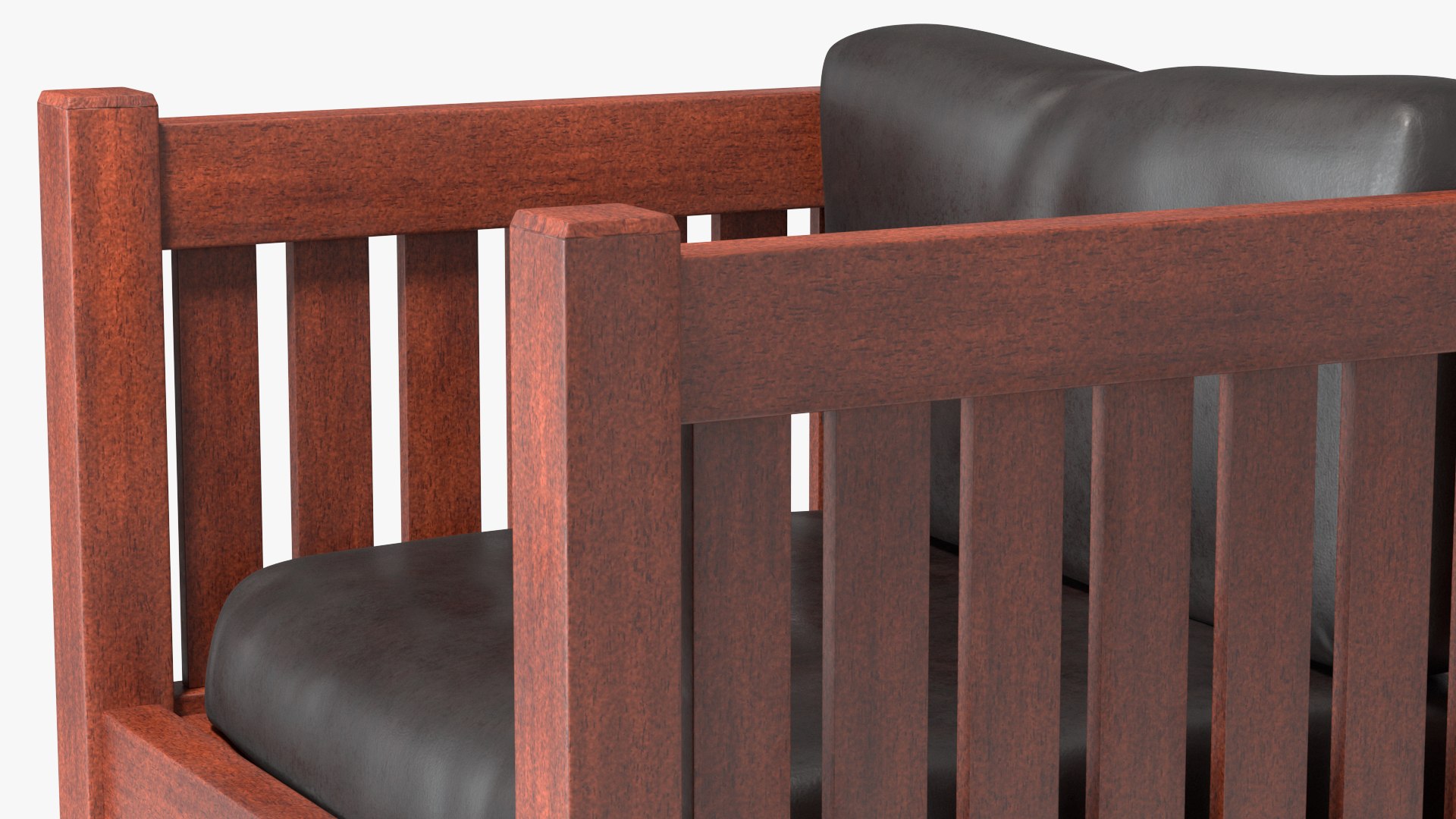 Slatted Cube Chair 3D - TurboSquid 1716227