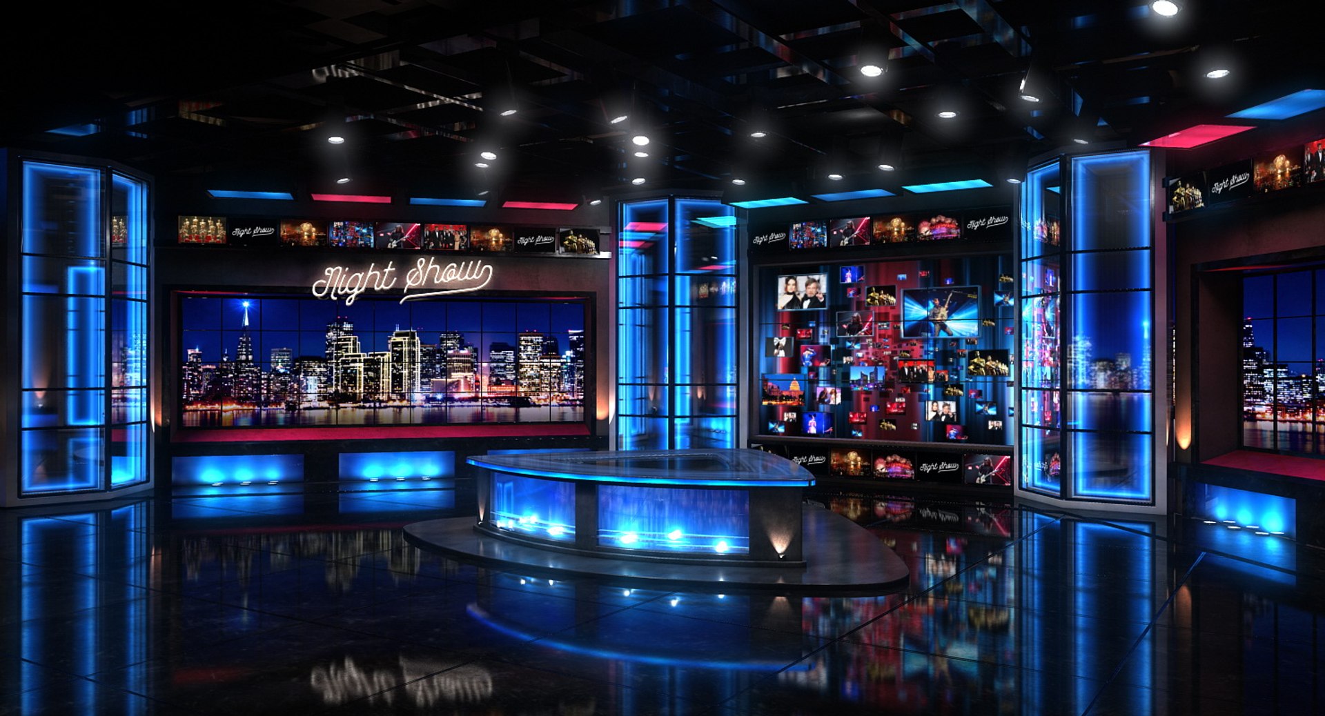 Virtual Set Studio 3D Model - TurboSquid 1271458