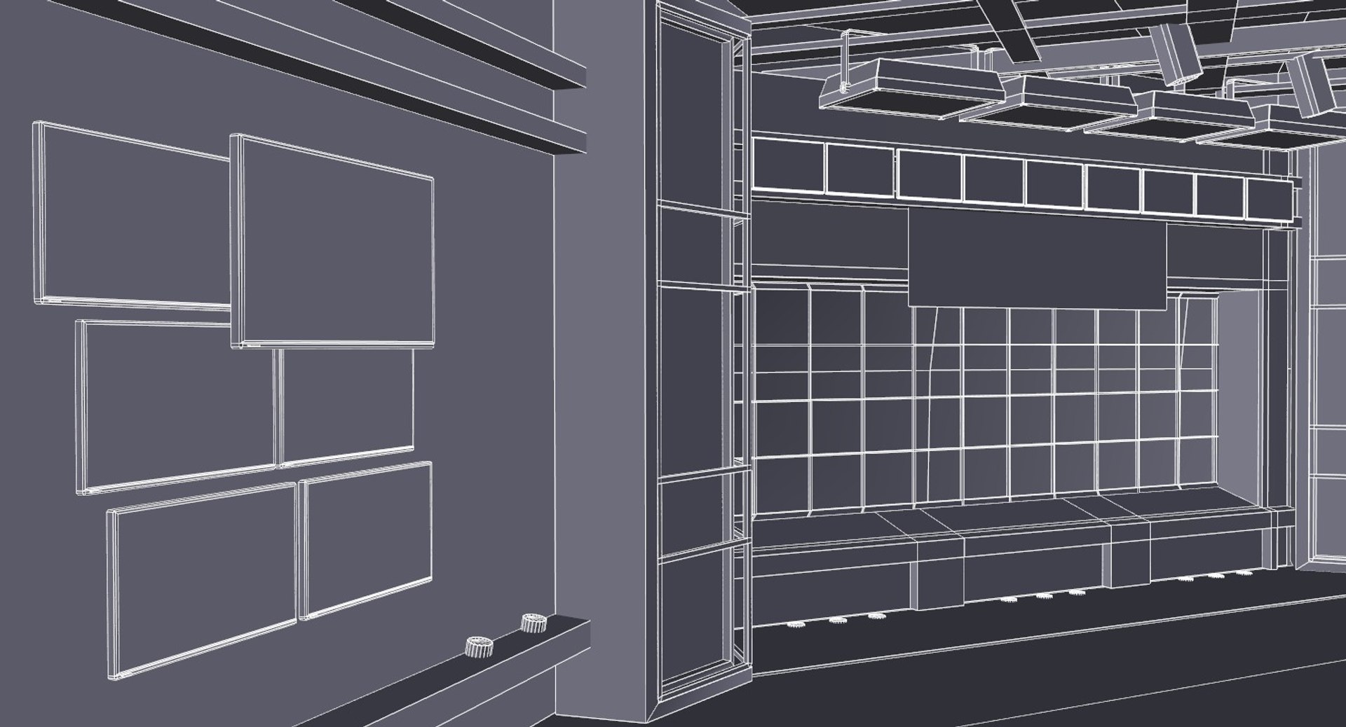 Virtual set studio 3D model - TurboSquid 1271458