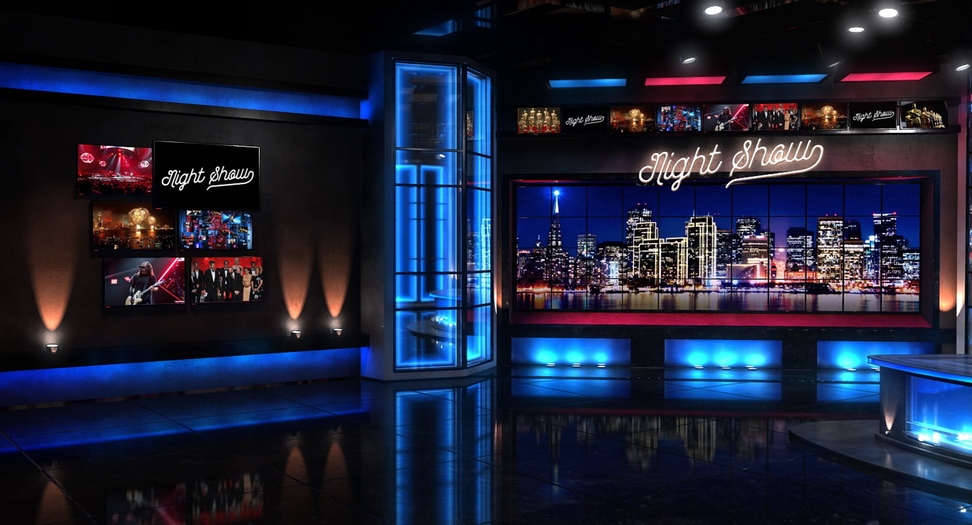 Virtual Set Studio 3D Model - TurboSquid 1271458