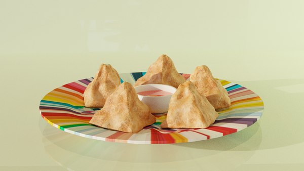 3D Samosa Models | TurboSquid