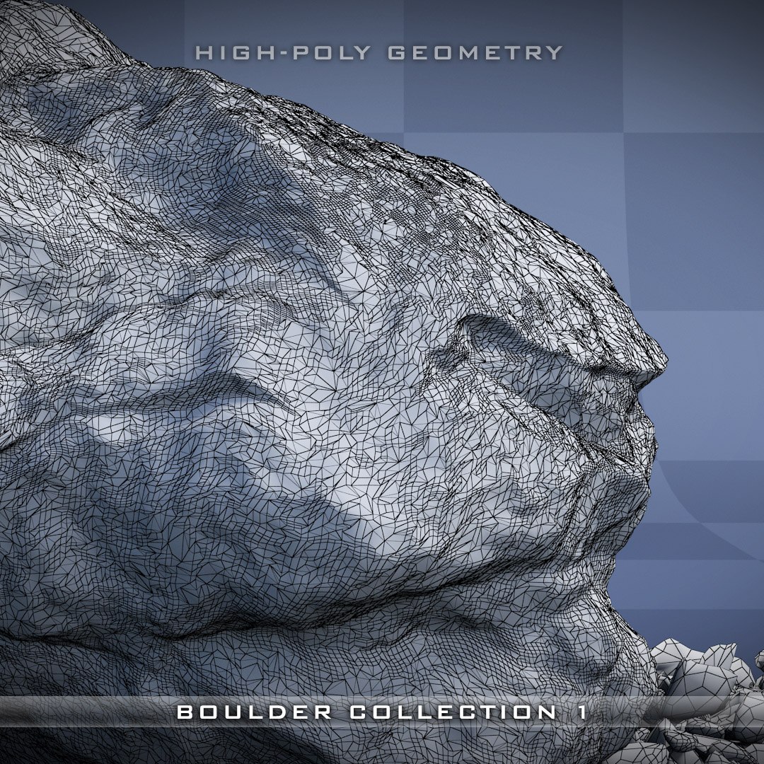 Realistic Boulder - Rock Max