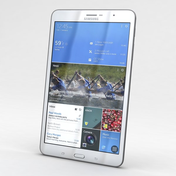 3d model samsung galaxy tab pro