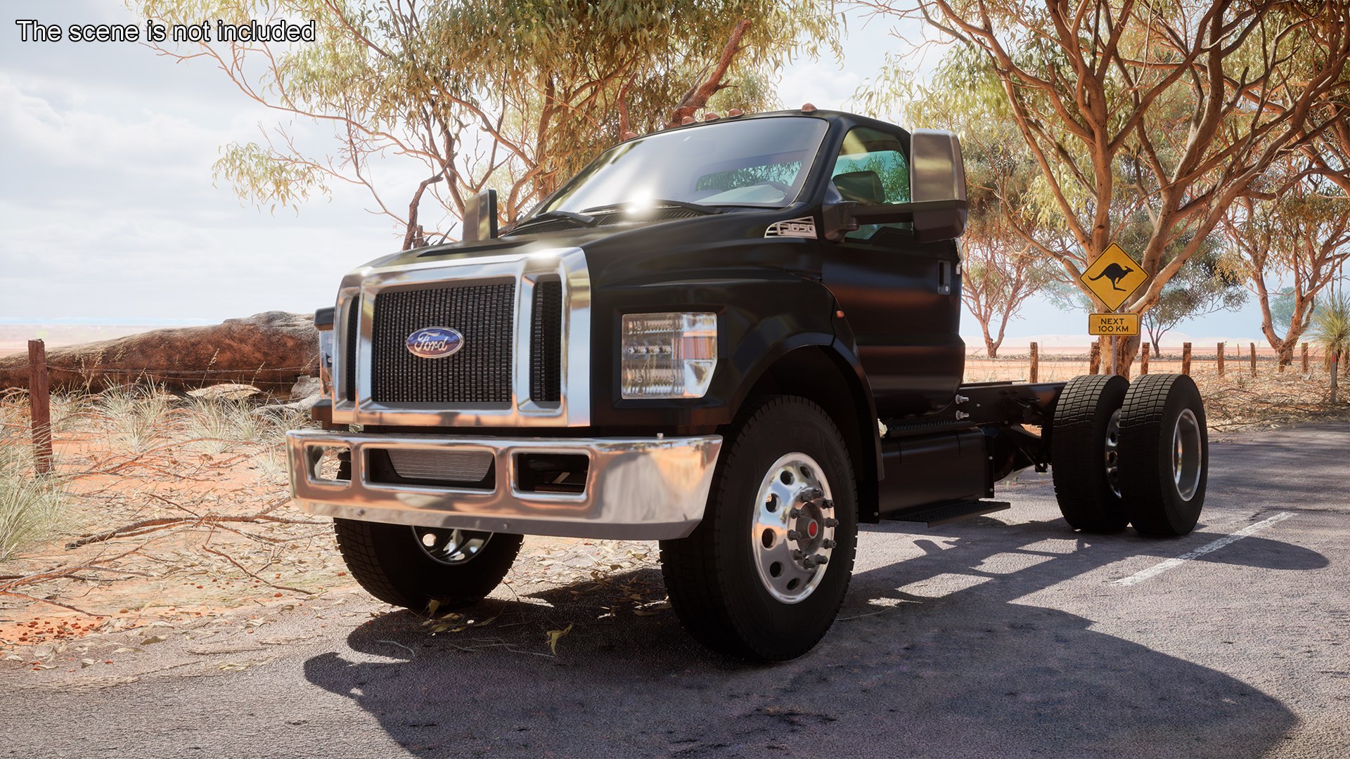 2019 F650 Supertruck Pickup Rigged for Maya 3D model - TurboSquid 2146588