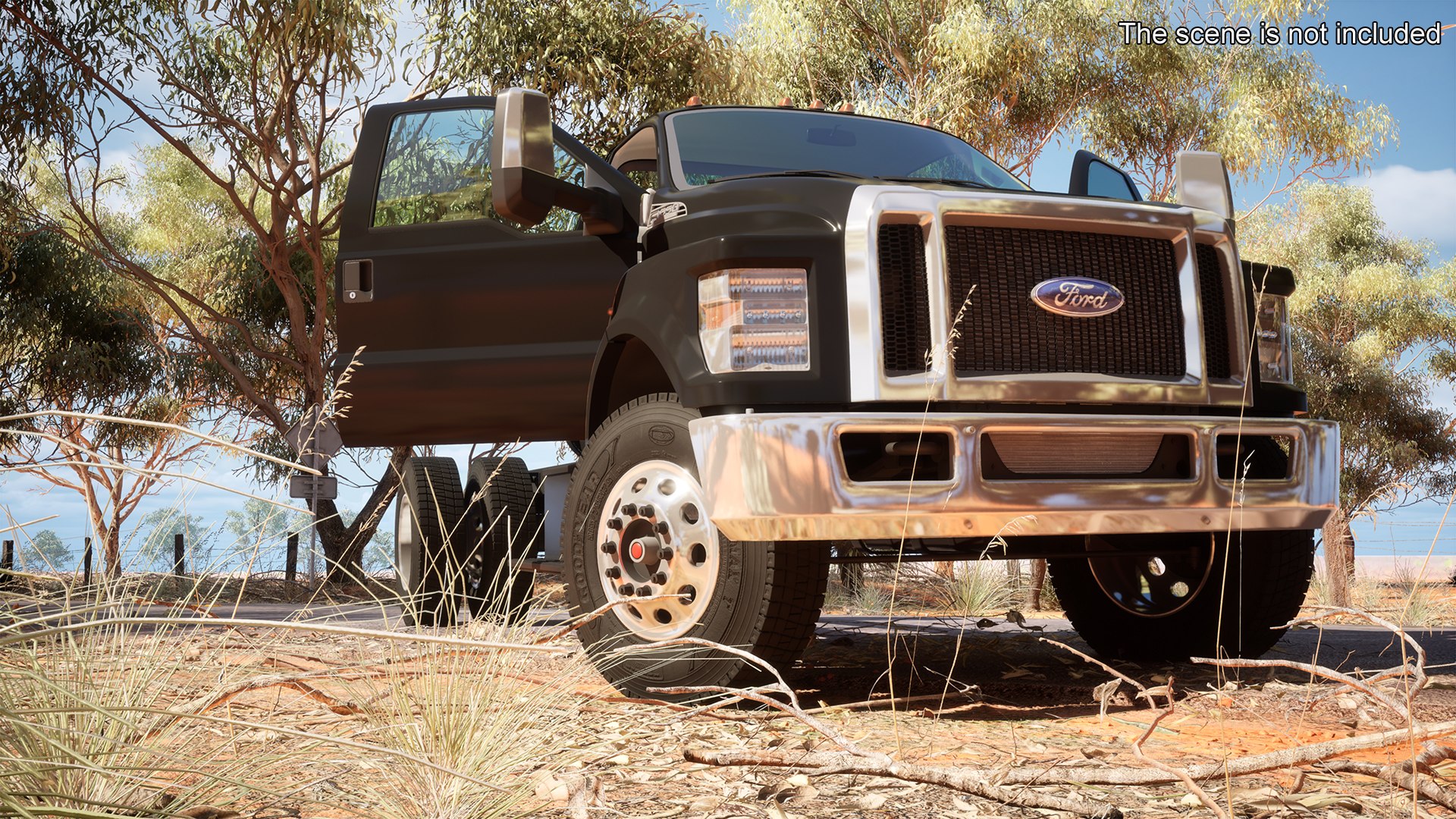 2019 F650 Supertruck Pickup Rigged for Maya 3D model - TurboSquid 2146588